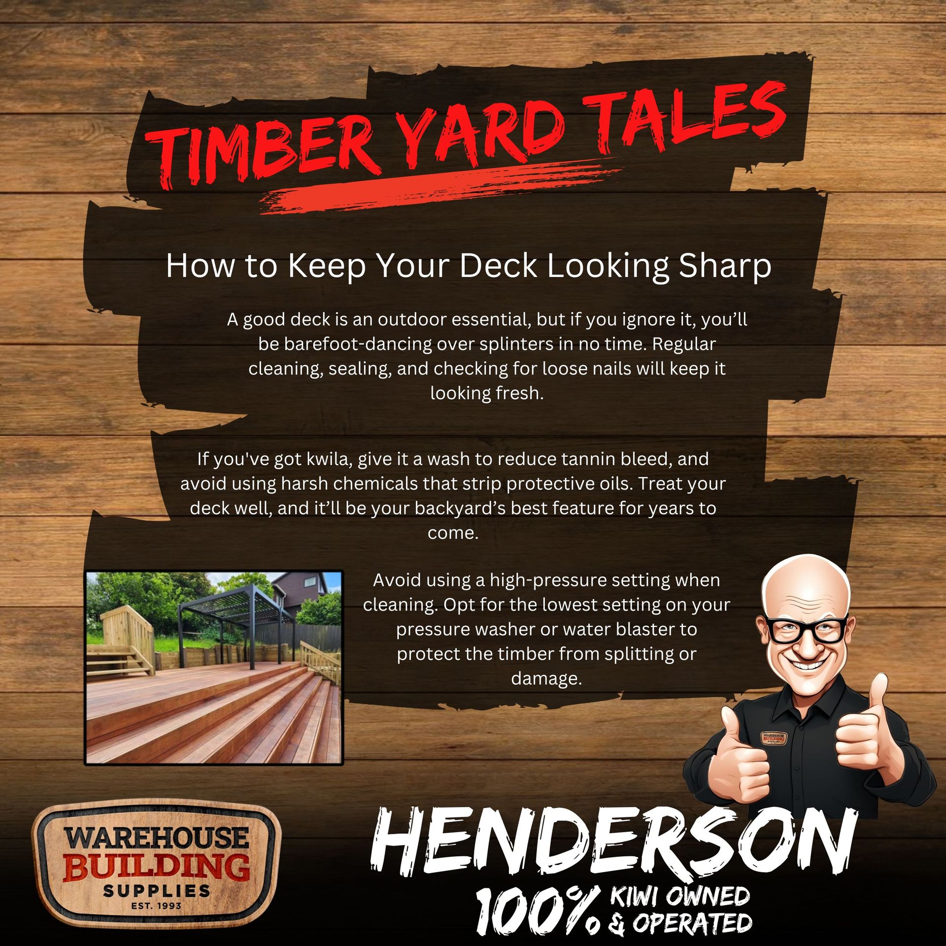 WBS Henderson: Timber Talk with Little Steve 2025