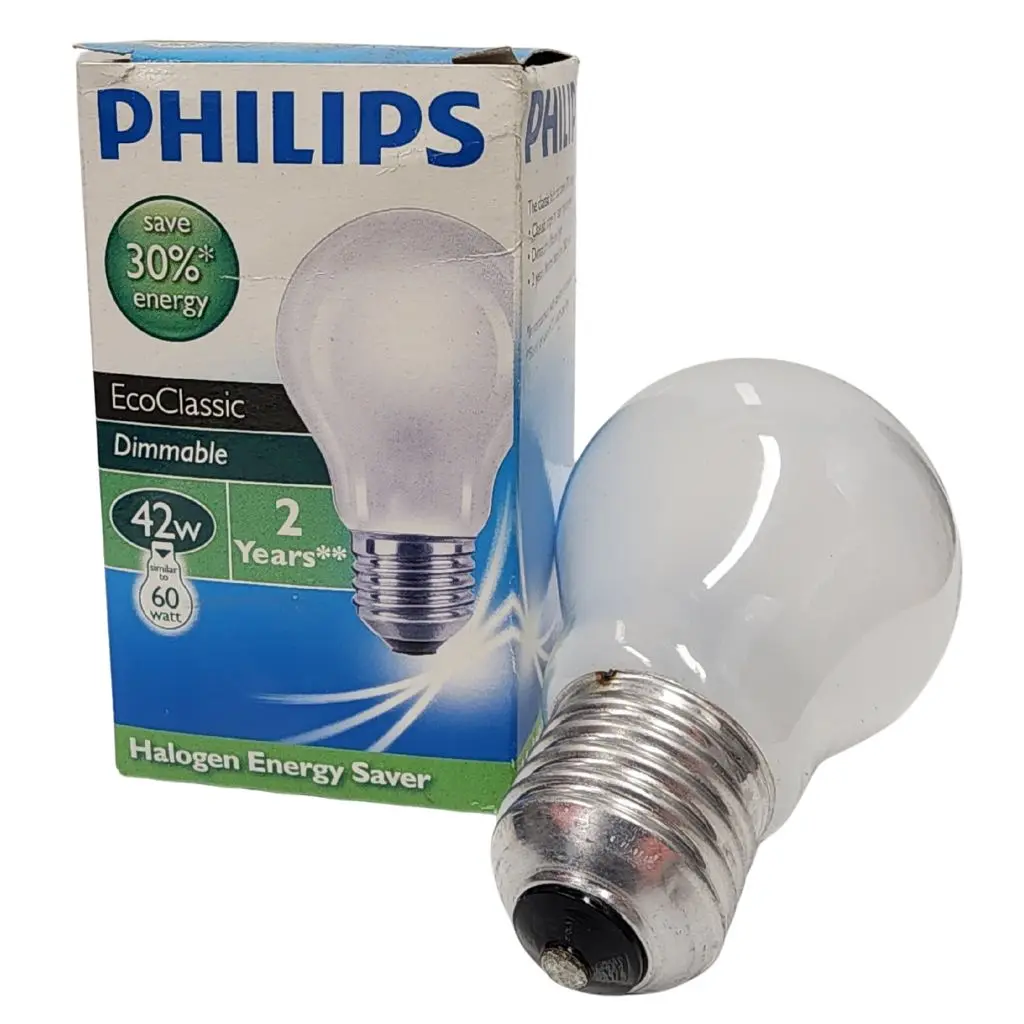 Philips EcoClassic Dimmable Halogen Light Bulb | Warehouse Building ...